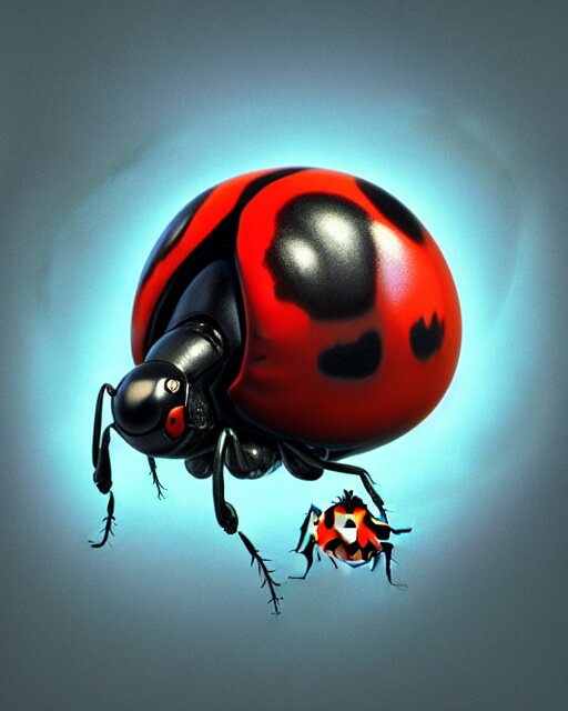 Lexica - Ladybug from another planet, (((artstation, concept art ...