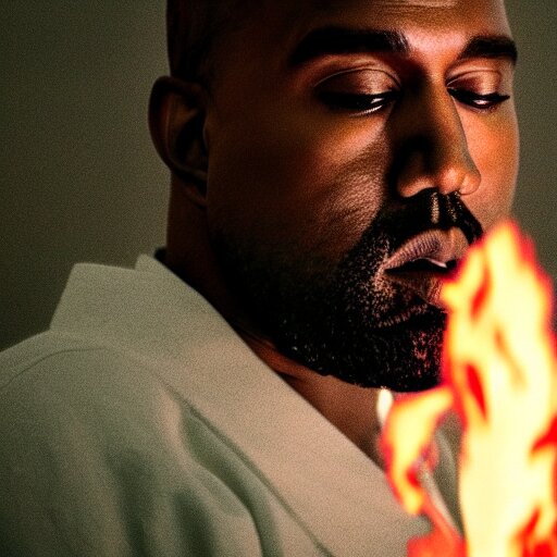 Lexica - Cinematic film still of Kanye West starring as a Japanese ...