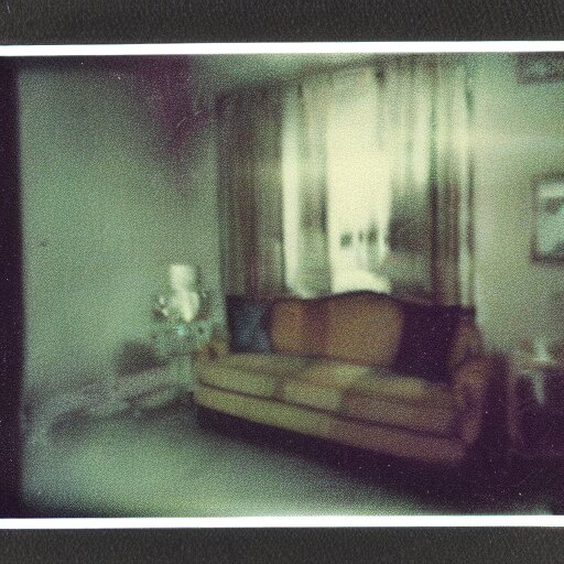 Lexica - Coloured atmospheric polaroid photo of a realistic banshee ...