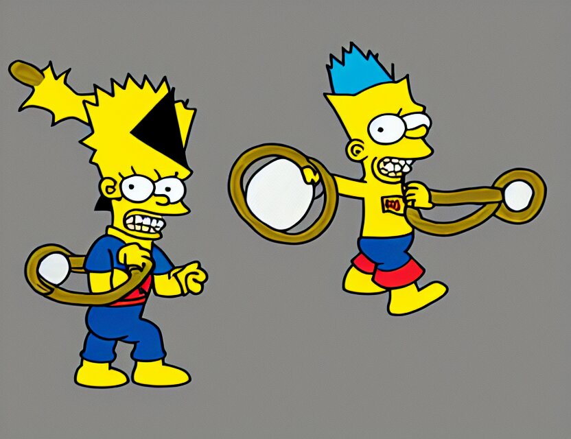 Lexica - Bart simpson carrying the ring to Mordor. Trending on ...