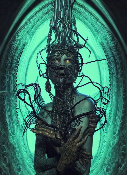 Lexica - Highly detailed surreal vfx eldritch avante garde portrait of ...