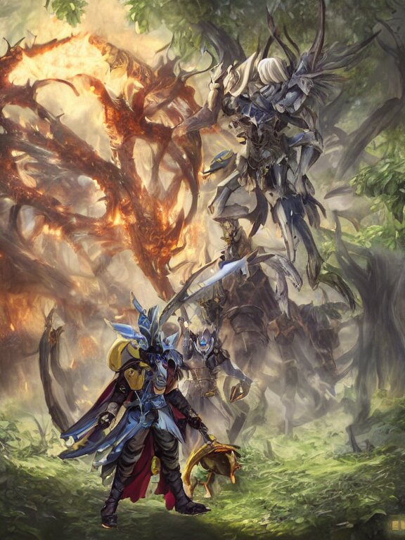 Lexica - Fire emblem beast in the woods, highly detailed, digital art ...