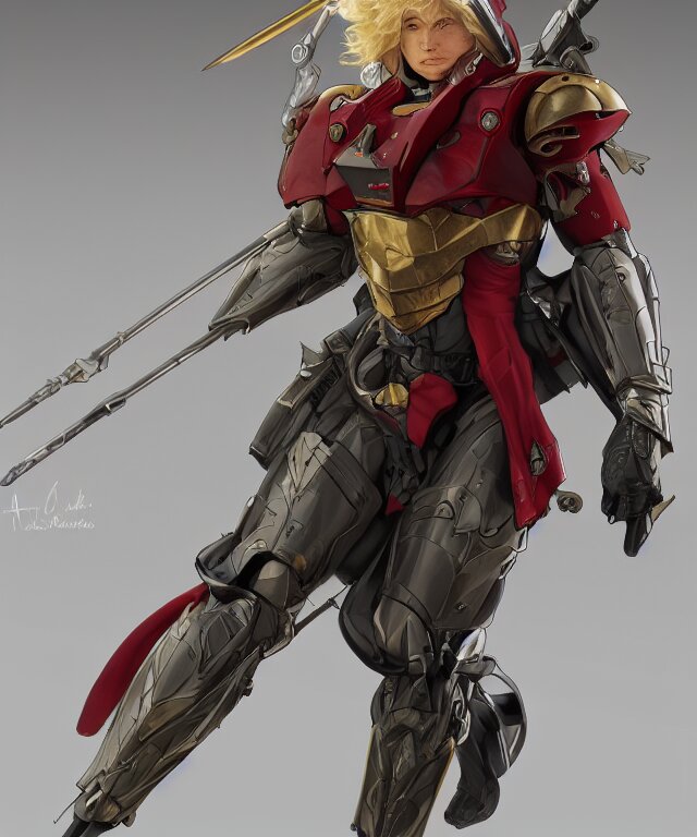 Lexica - A stunning dynamic pose full body of char aznable, intricate ...
