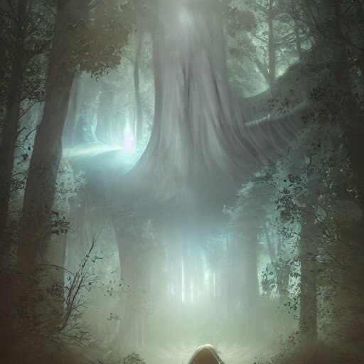 Lexica - Ethereal mystery portal, seen by wanderer boy in middle of ...