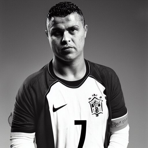 Lexica - Full body portrait of the real ronaldo nazario from brazil by ...