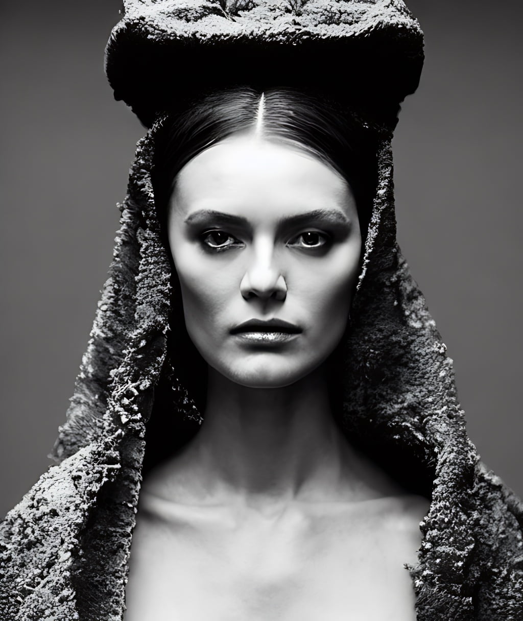 Lexica - Photo of a beauty goddess wearing a ripped mantle and robe ...