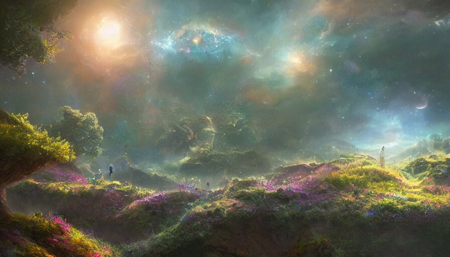 Lexica - The garden at the end of the universe, trippy, jessica rossier ...