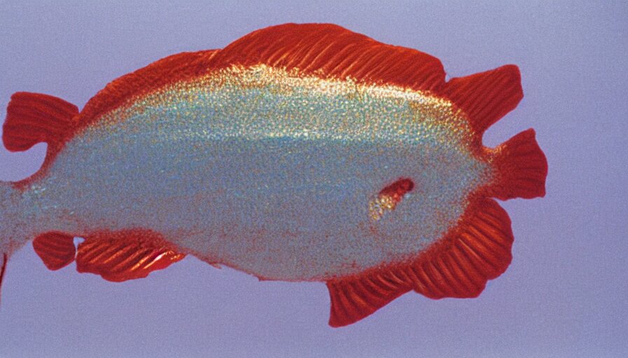 Lexica - 7 0 s movie still of a two leg fish, cinestill 8 0 0 t 3 5 mm ...