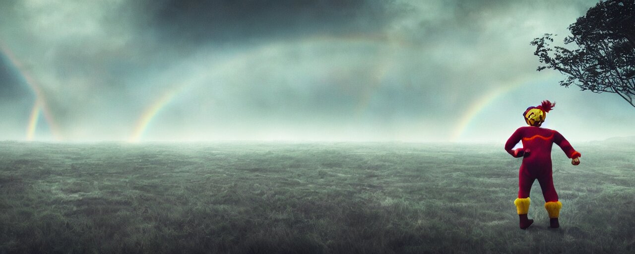 Lexica - ” clown world landscape, [ by wlop, cinematic, detailed, clown ...