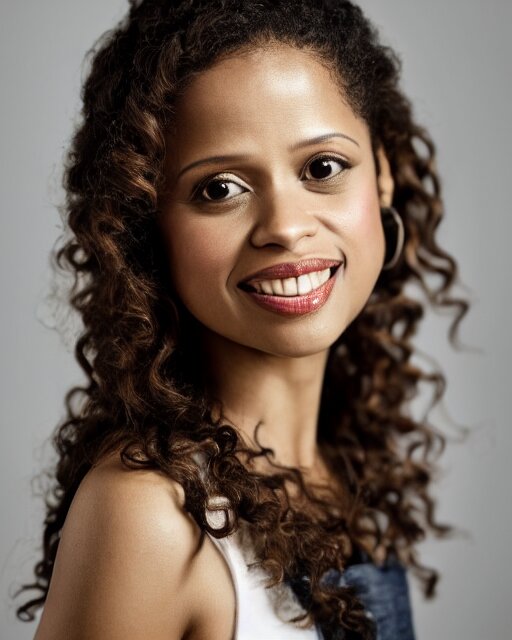 Lexica - Headshot of beautiful actress gugu mbatha - raw, studio ...