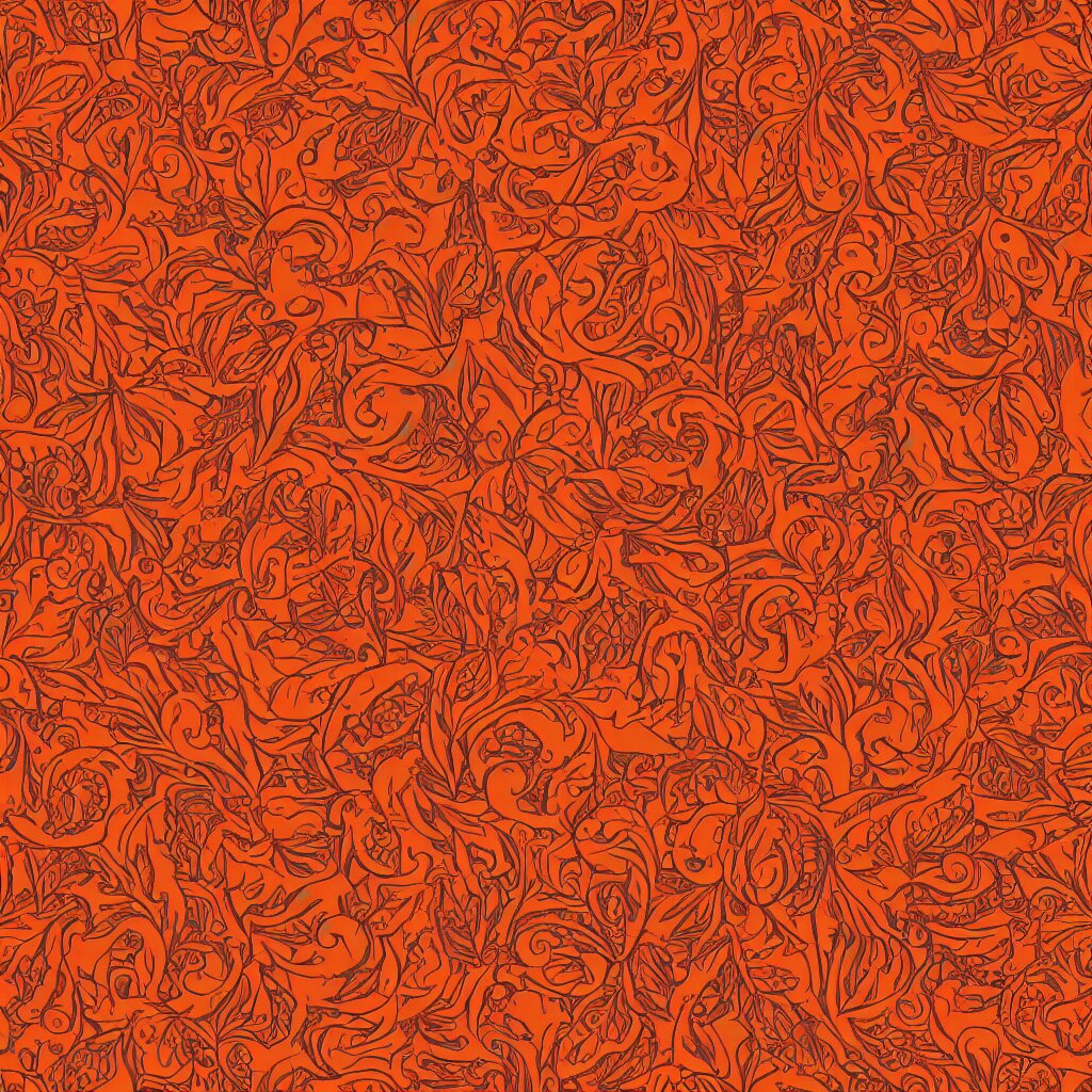 Lexica - Orange seamless pattern, orange pattern, orange digital paper ...