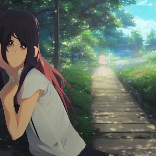 Lexica - Art by Makoto Shinkai, Crunchyroll, pixiv, danbooru, HD
