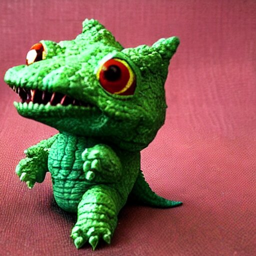 Lexica - Smol chibi Godzilla