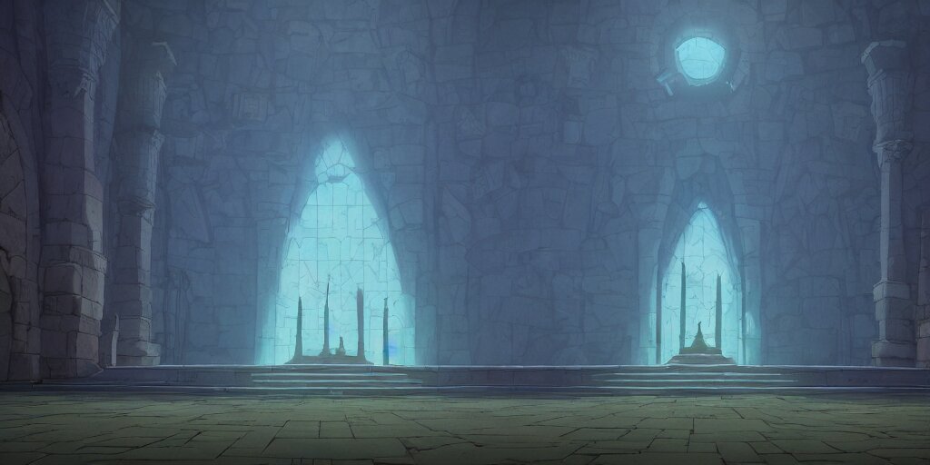 Lexica - A wholesome animation key shot of a grand mausoleum of a dark lord, medium shot ...