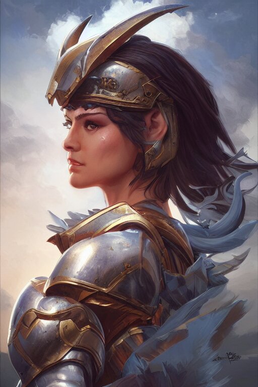Lexica - Amazon valkyrie athena, d & d, fantasy, portrait, highly ...