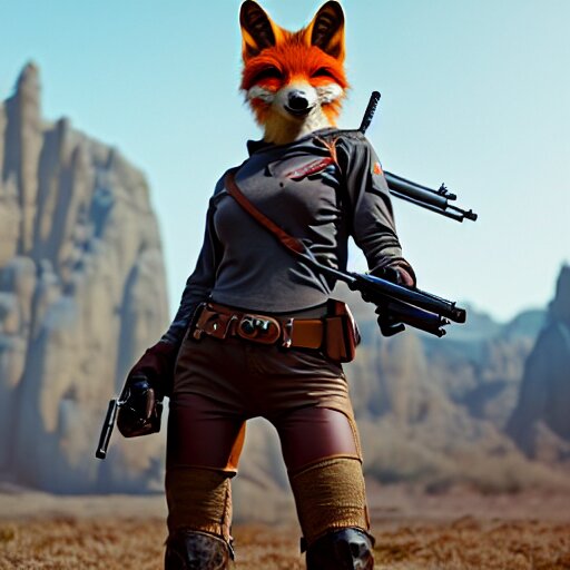 Lexica - Movie still photo of cute anthropomorphic vulpes vulpes fulva ...