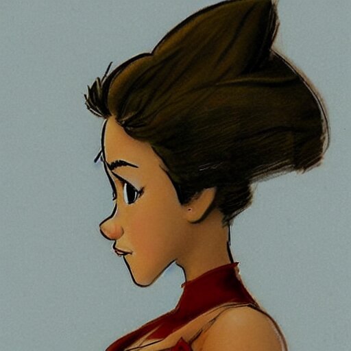Lexica - Milt kahl sketch of a cuban girl who looks like a squirrel as ...