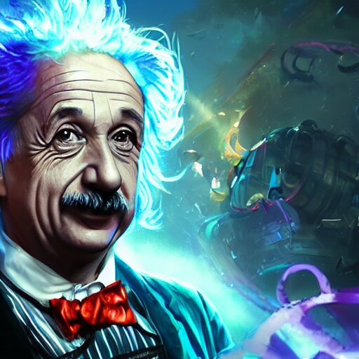 Lexica - Portrait of albert einstein as willy wonka, league of legends ...