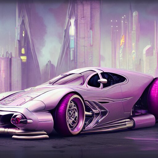 Lexica - Cyborg cyber vintage supercar slick, pastel tones : by michal ...