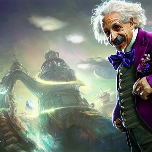Lexica - Portrait of albert einstein as willy wonka, league of legends ...