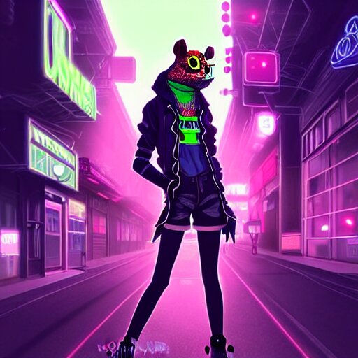 Lexica - Beautiful furry digital art portrait commission of an ...