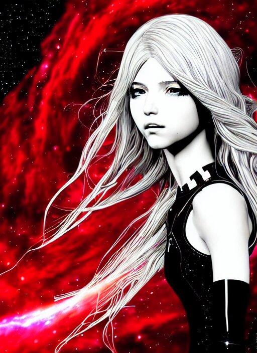 Lexica - Highly detailed portrait of a hopeful pretty astronaut lady ...