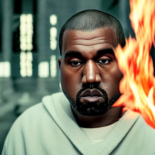 Lexica - Cinematic film still of Kanye West starring as a Japanese ...