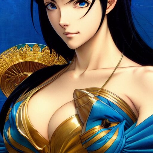 Lexica - Highly detailed vfx portrait of nico robin by eiichiro oda!, makoto shinkai, alphonse ...