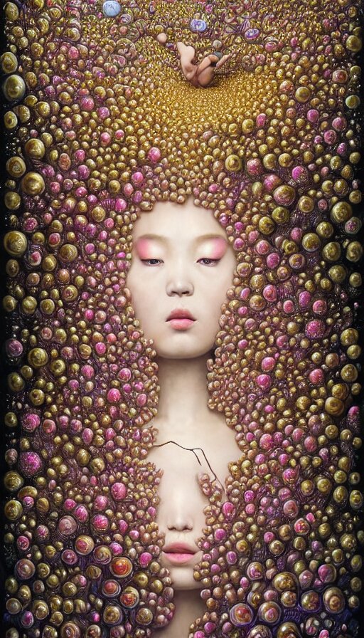 Lexica - Hyper detailed kawaii liquid singer portrait seen transforming ...