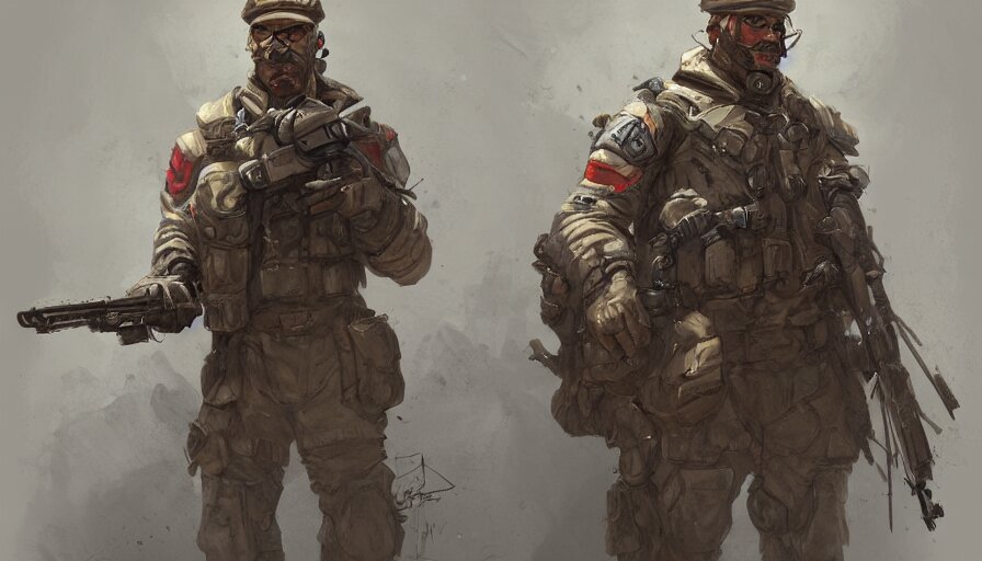 Modern Soldier Concept Art