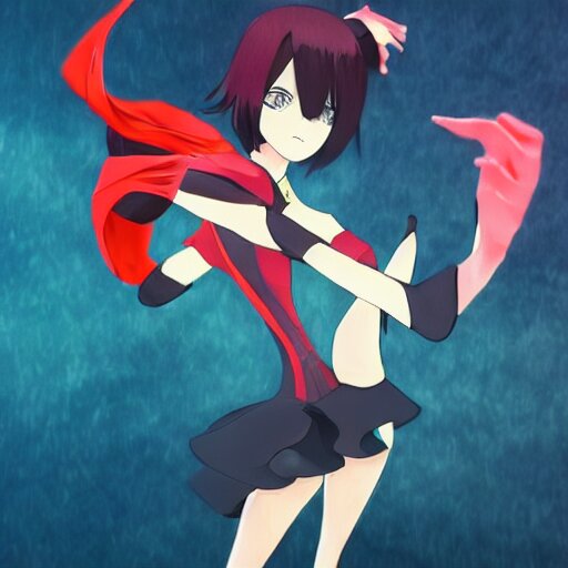 Lexica - Bakemonogatari characters dancing flamenco, anime style ...