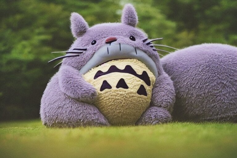 Lexica - Real life totoro, cute!!!, happy!!!, chunky!!!, content ...