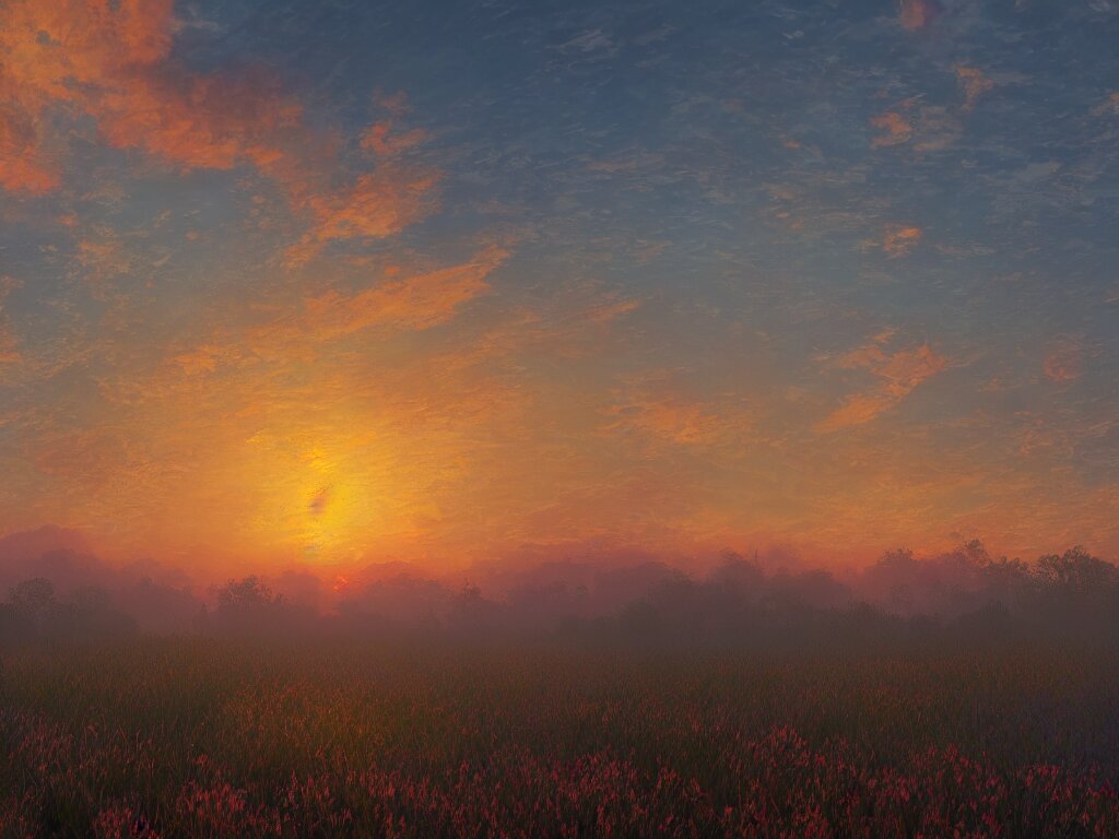 Lexica - Impressionist sunrise, hdr, ue5, unreal engine 5, cinematic 4k ...