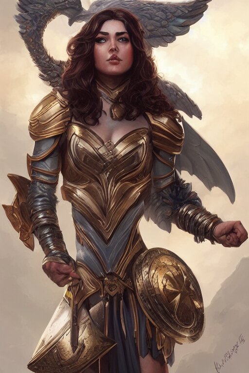 Lexica - Amazon valkyrie athena, d & d, fantasy, portrait, highly ...