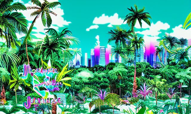 Lexica - Vaporwave Jungle