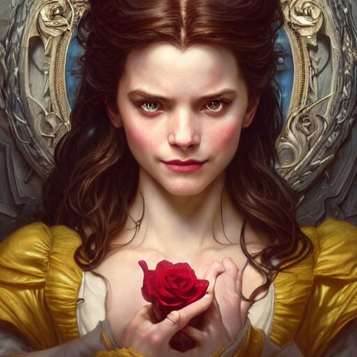 Lexica - Belle beauty and the beast ; ultra realistic, concept art ...