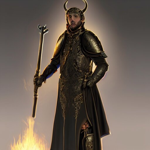 Lexica - An extremely illustration of a tiefling christian cleric ...