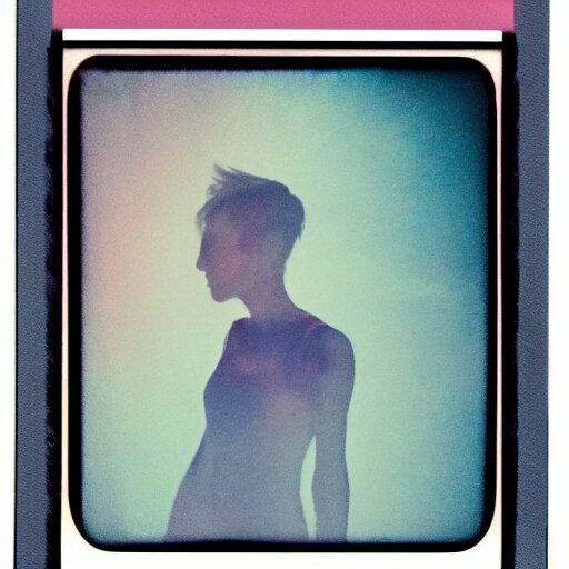 Lexica - Coloured atmospheric polaroid photo of a realistic banshee ...