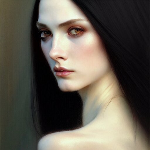 Lexica - Portrait of a beautiful, pale skin, Eastern European female ...