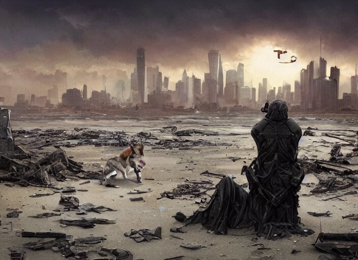 Lexica - A Photorealistic dramatic hyperrealistic render of a ruined ...