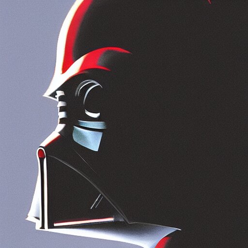 Lexica - Darth vader standing still, concept art by doug chiang, back ...