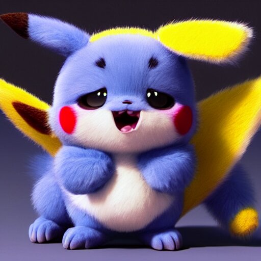 Lexica - Promotional art, of a very very cute disney pixar pikachu from ...