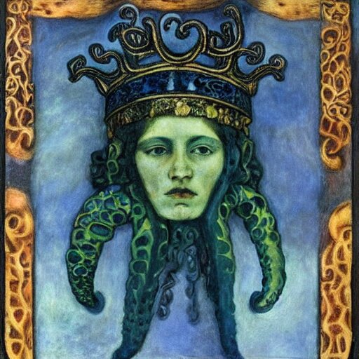 Lexica - The tentacle crown,by Annie Swynnerton and Diego Rivera ...