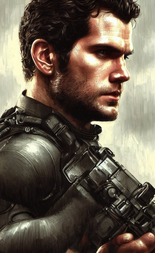 Lexica - Portrait of henry cavill as chris redfield, resident evil ...