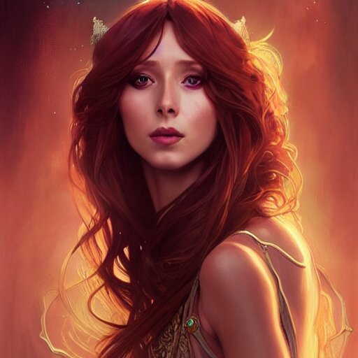 Lexica - Elcin Sangu as a fantasy magic woman portrait, sci-fi, amber ...