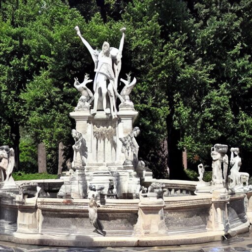 Lexica - A photo of a the Fountain of Cybele (Madrid)