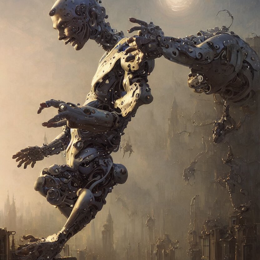 Lexica - Hyper realistic detailed photo of human shaped showman dancing ...