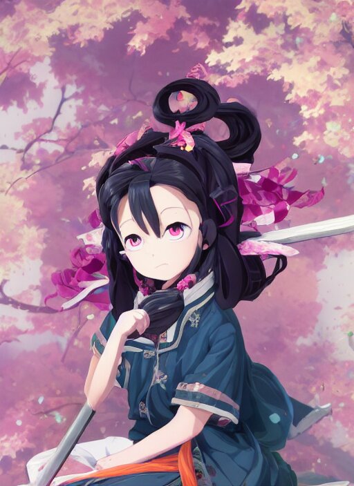 Lexica - Nezuko, demon slayer anime, smooth vibrancy, high detail ...