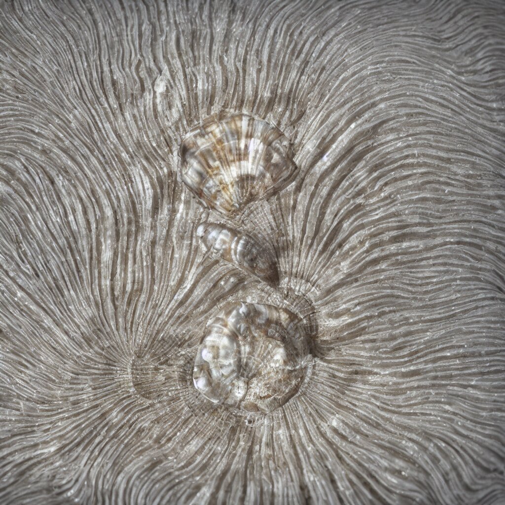 Lexica - Geometric single sea shell by ernst haeckel, modeled in 3 d ...