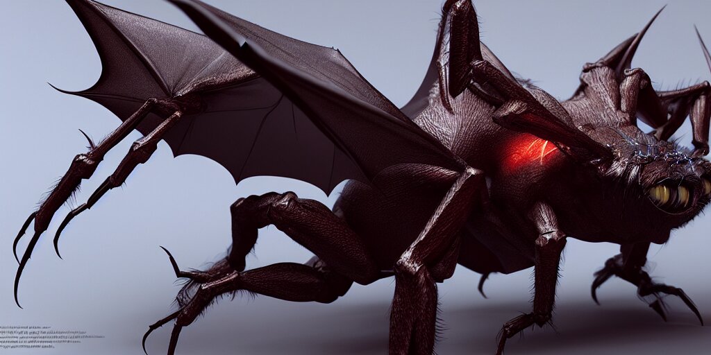 Lexica - A bat spider creature by neville page, ken barthelmey, carlos ...